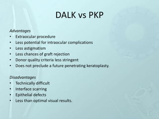 Corneal transplantation | PPTX
