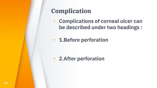 Corneal Ulcer Dr M Saquib Ophthalmology Ppt