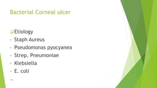 Corneal Ulcer.pptx | Eye and Vision Conditions | Diseases and Conditions