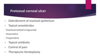 CORNEAL ULCER types and clinical presentation Ameena C (1).pptx