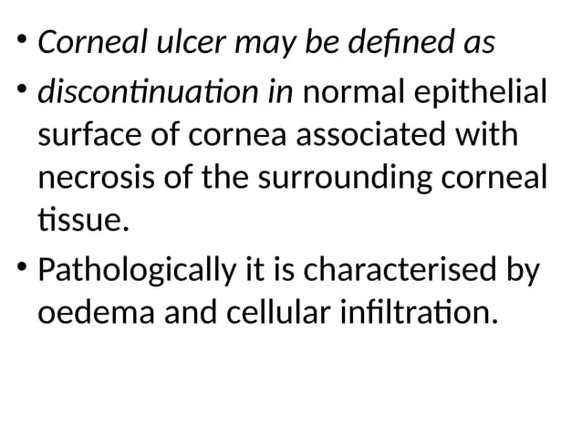corneal ulcer (ulcerative keratitis).pptx