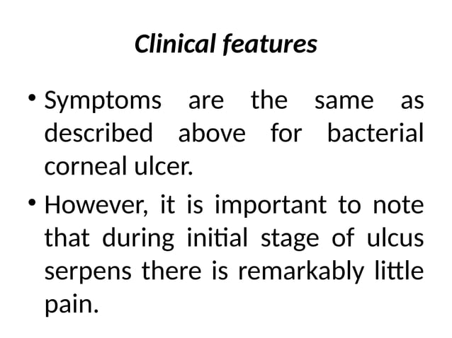 Corneal Ulcer Ulcerative Keratitis Pptx