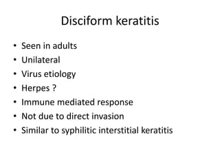 Cornea -immune mediated disorders | PPTX