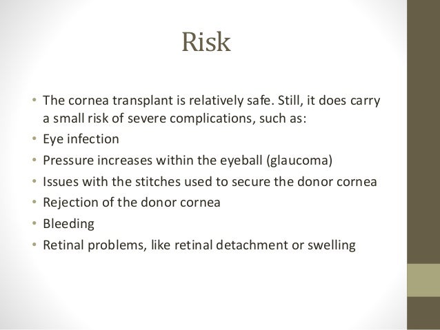 Cornea transplant procedure | PPTX