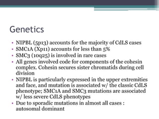 Cornelia de Lange Syndrome.pptx
