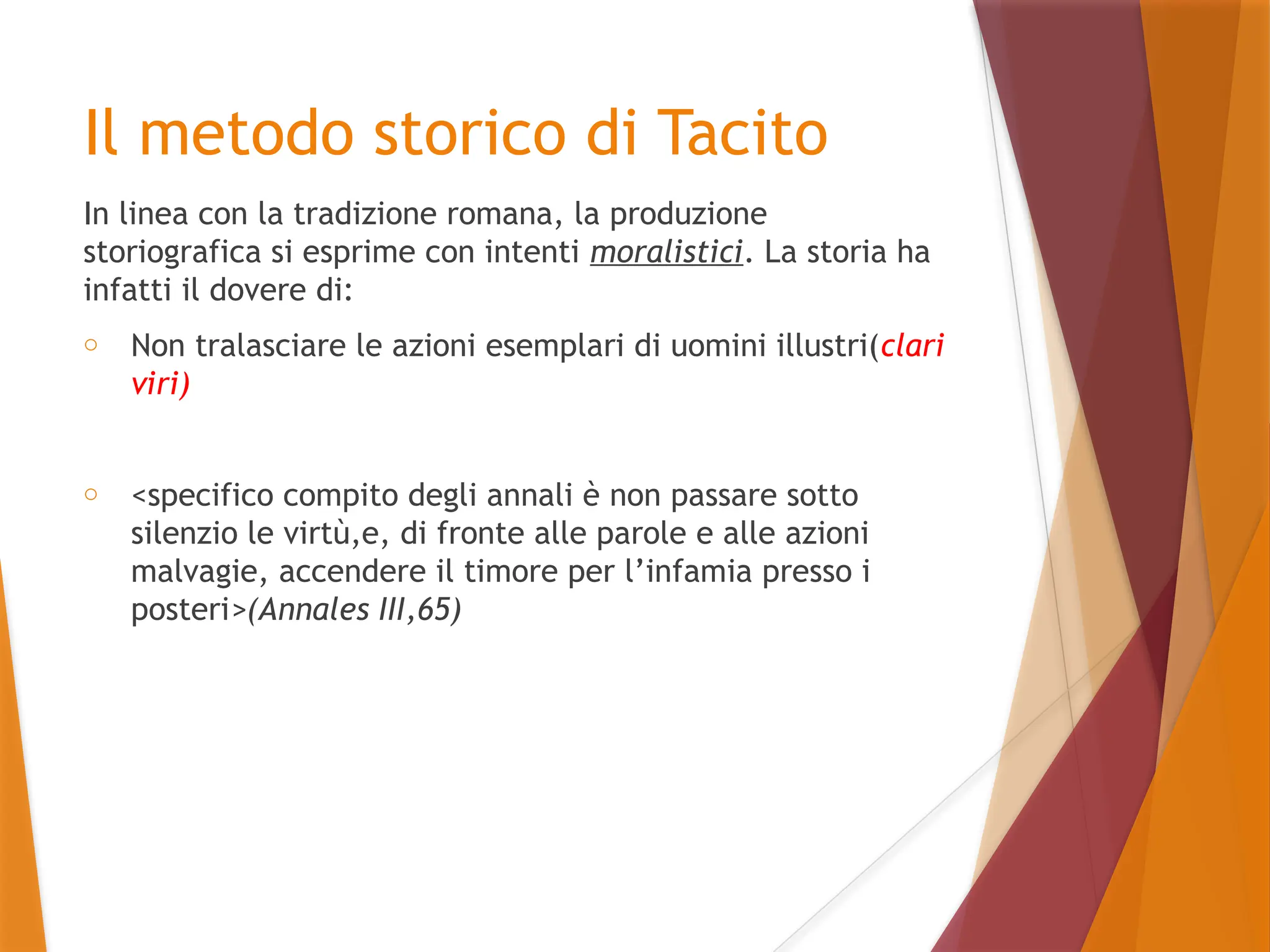 Cornelio Tacito presentazione vita, storia e opere | PPTX