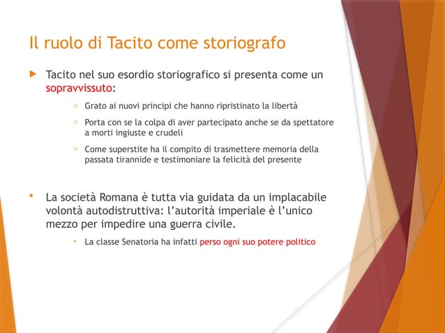 Cornelio Tacito presentazione vita, storia e opere | PPTX