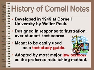 Cornell Notes Student PPT | PPT