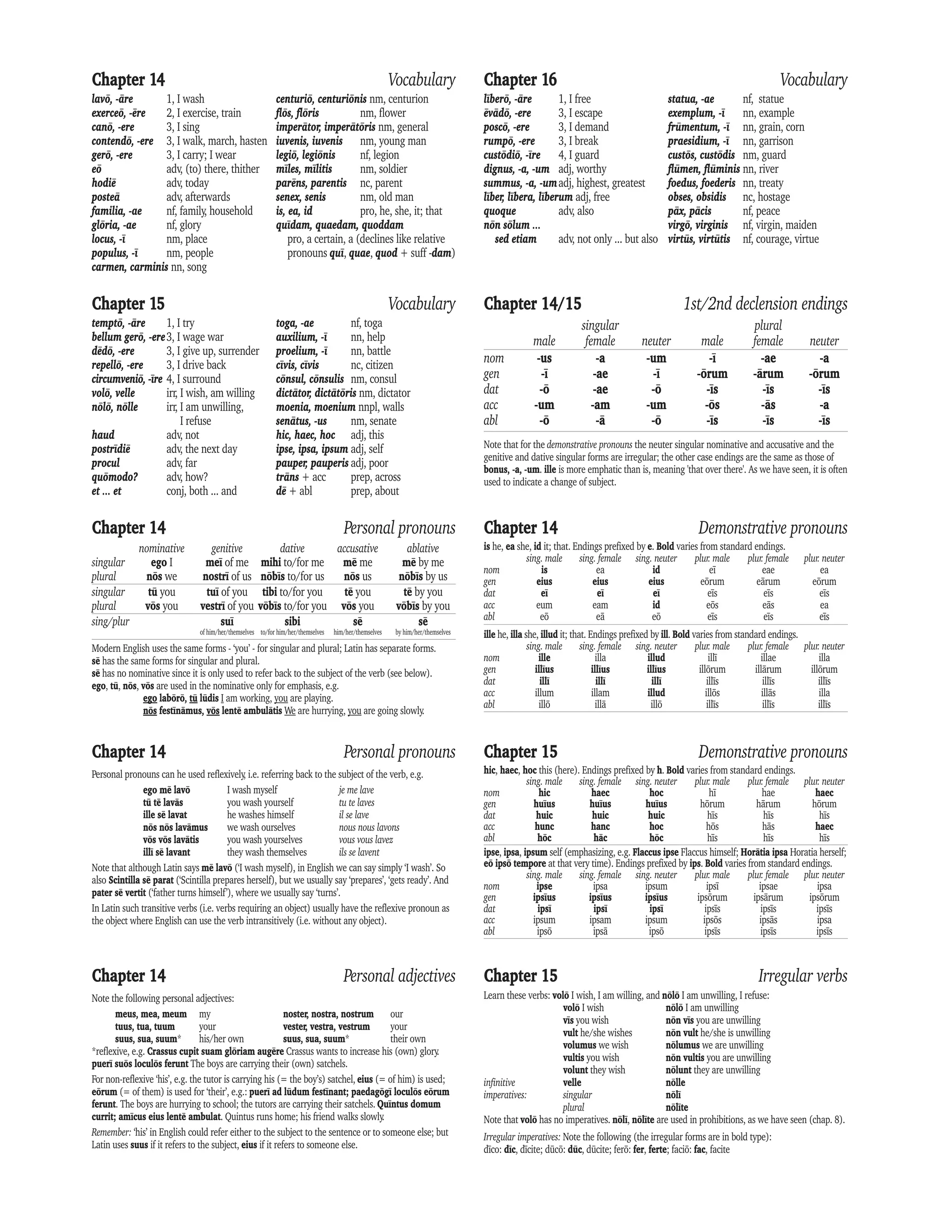 Cornell latin words, 8 pp | PDF