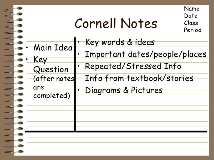 Cornell notes