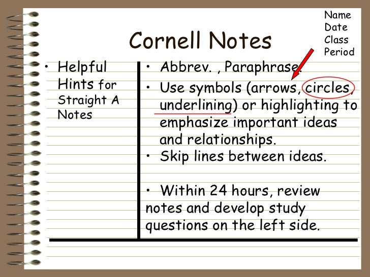 Cornell notes