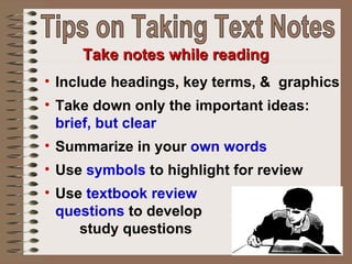 Cornell notes | PPT