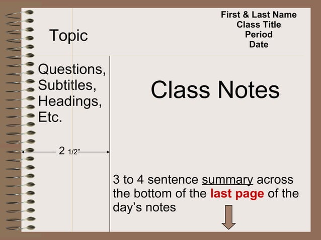 Cornell Notes