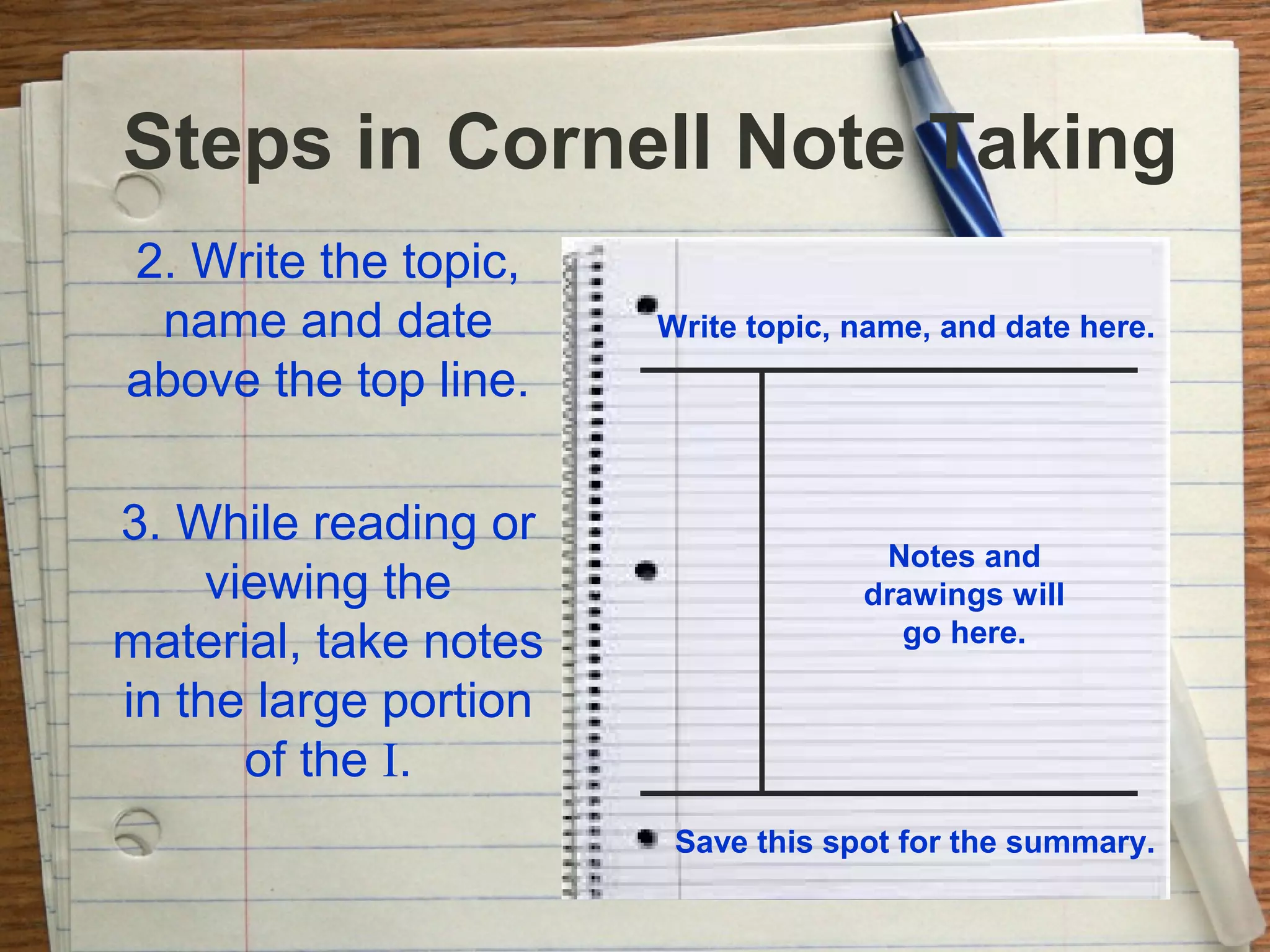 Cornell notes | PPT