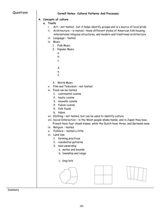 Cornell notes 1 | DOC