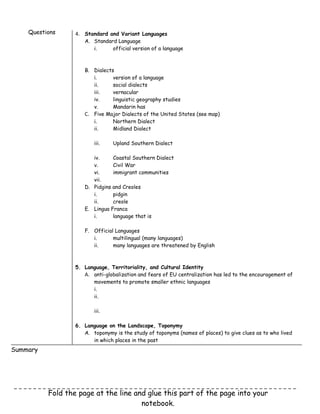 Cornell notes 2 | PDF