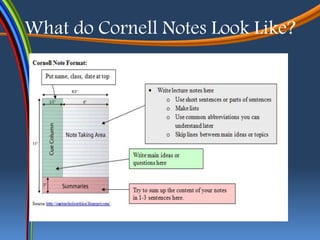 Cornell notes ppt | PPT