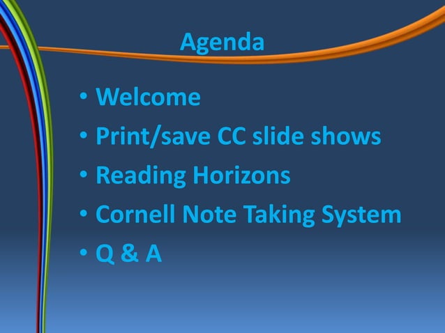 Cornell notes ppt | PPT