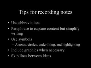 Cornell+notes ppt | PPTX