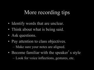 Cornell+notes ppt | PPTX