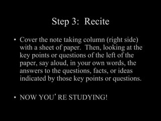 Cornell+notes ppt | PPTX