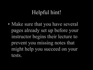 Cornell+notes ppt | PPTX