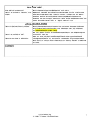 Cornell notes template (1) | DOC