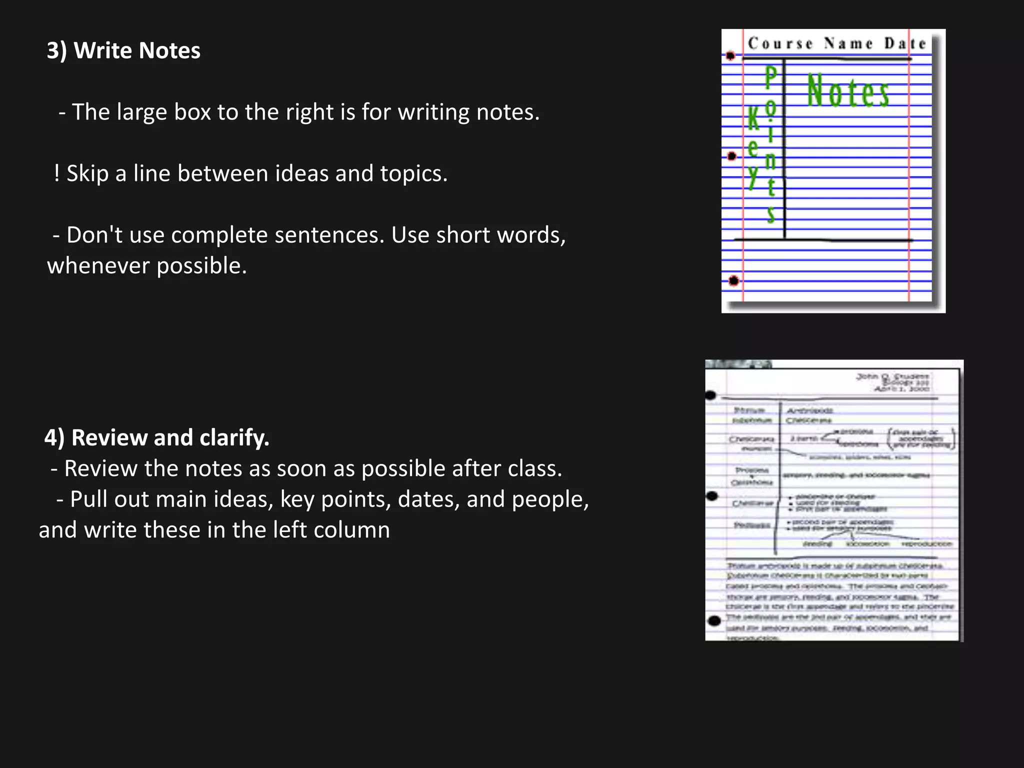 Cornell Note Taking System | PPTX