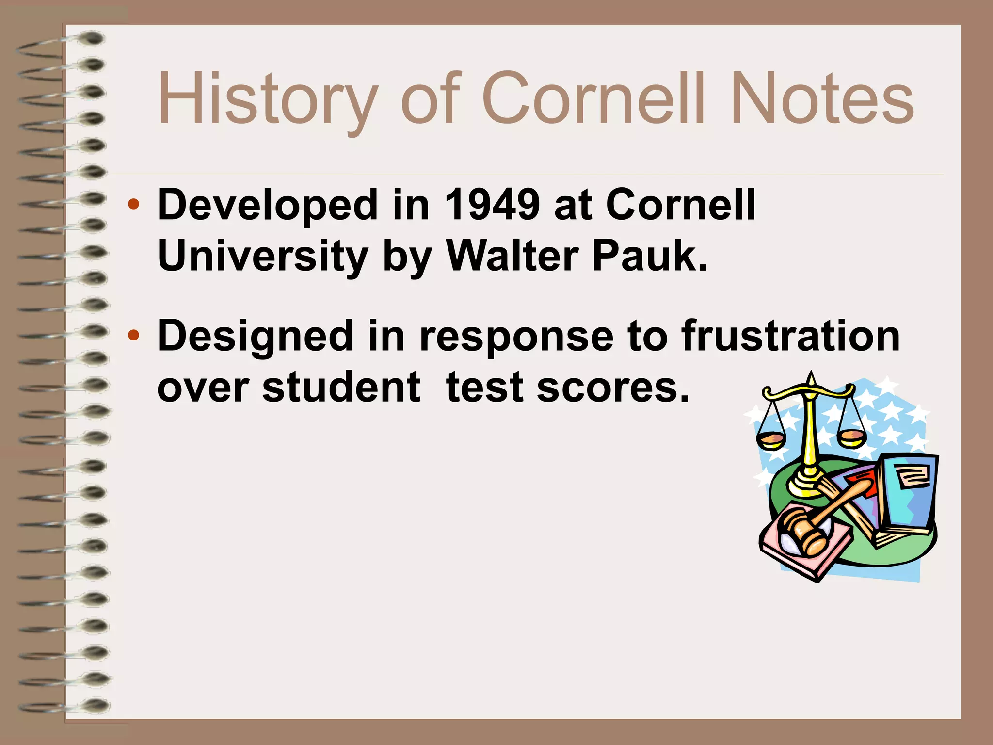 Cornell power point notetaking | PPT