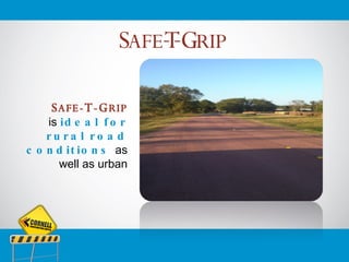 Cornell Construction Safe T-Grip pavement surface | PPT