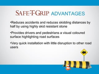 Cornell Construction Safe T-Grip pavement surface | PPT