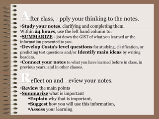 Cornell style note introduction of star | PPT | Educational Assessment ...