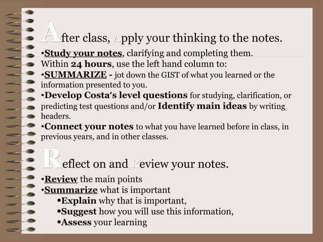 Cornell style note introduction of star | PPT