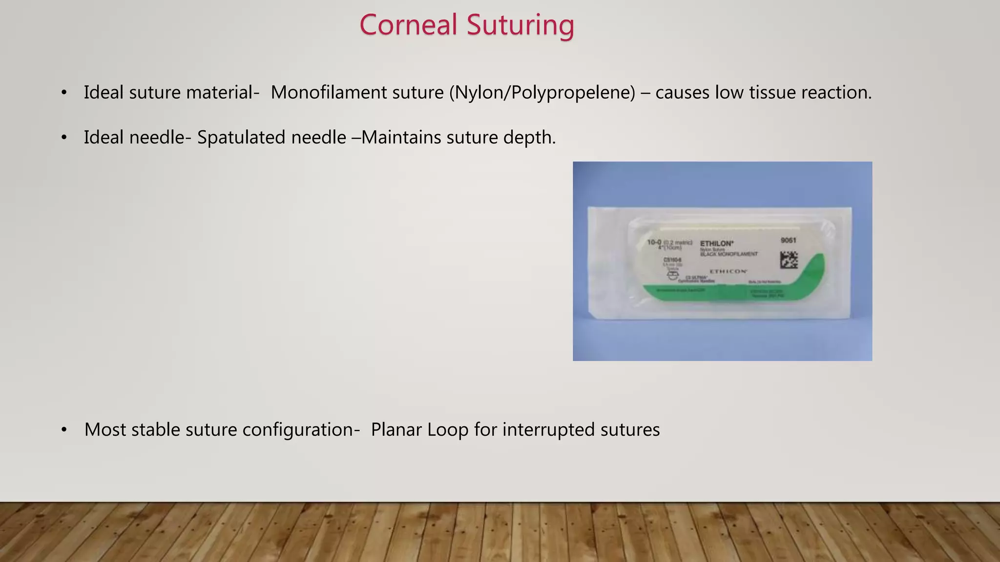Corneo scleral trauma repair | PPTX