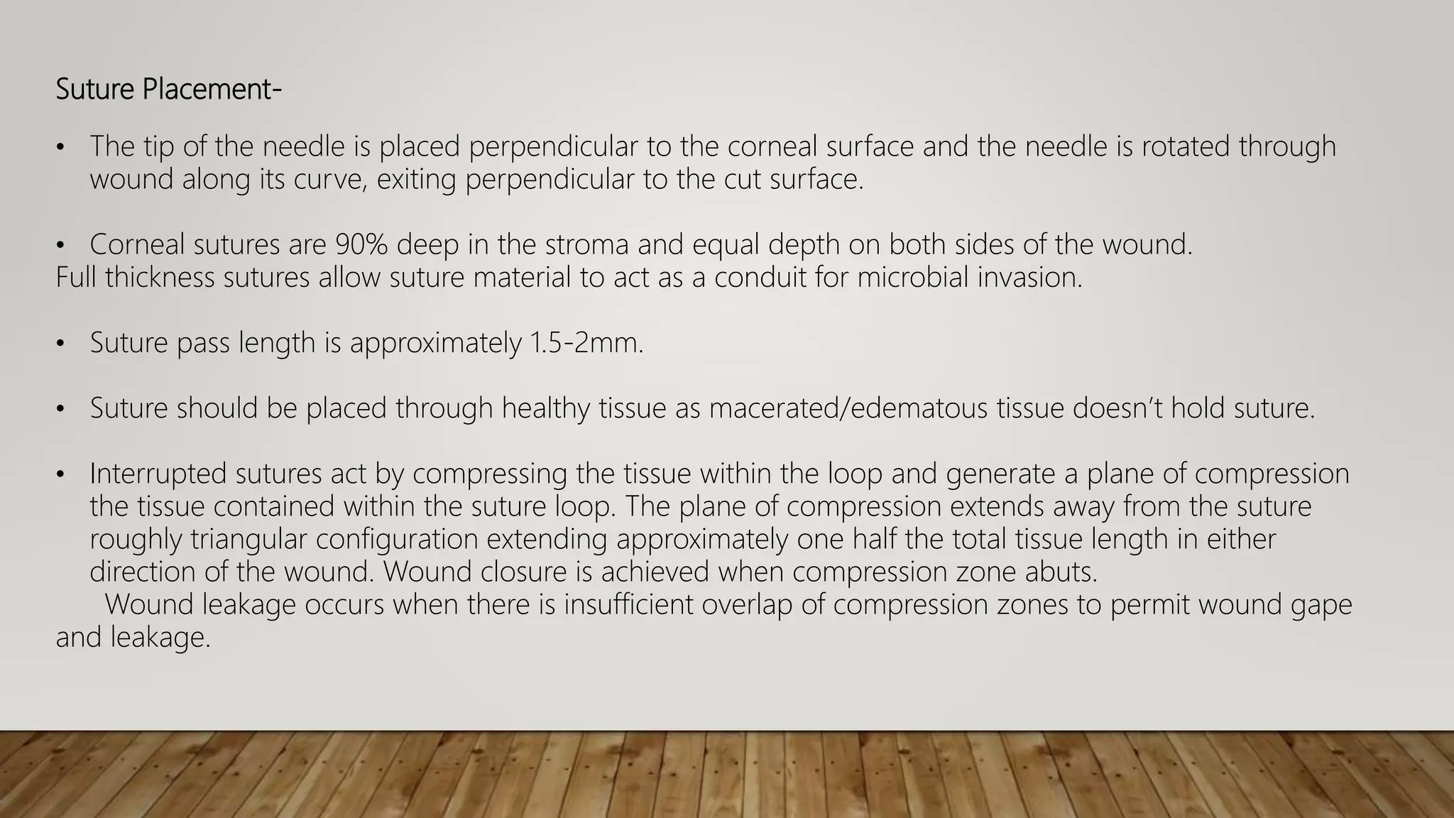 Corneo scleral trauma repair | PPTX