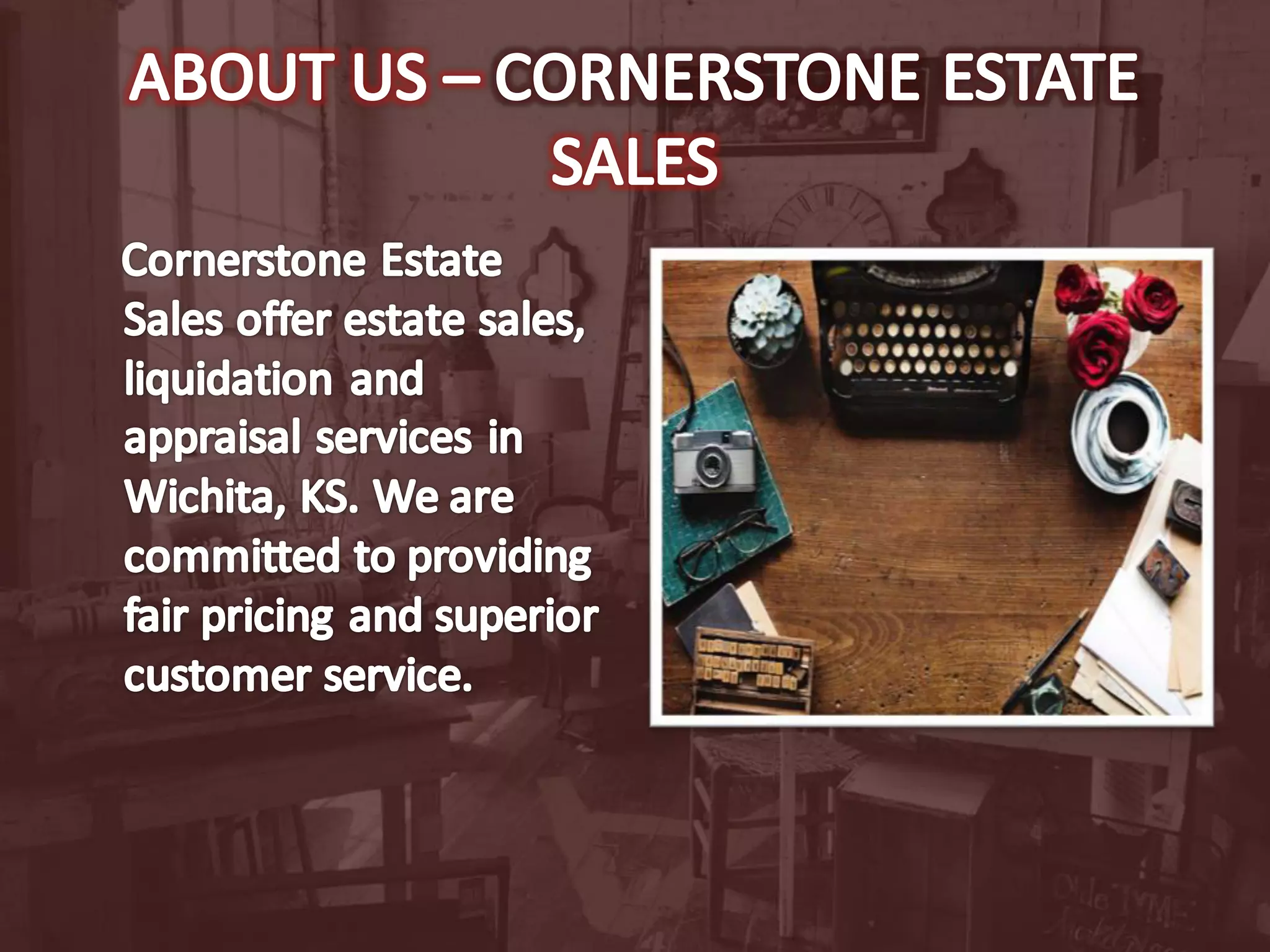 Cornerstone Estate Sales | PDF