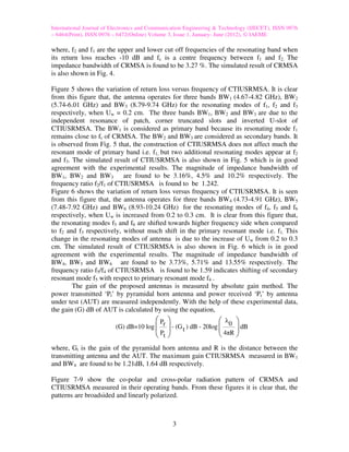 Corner truncated inverted u slot triple band tunable rectangular microstrip antenna for wlan ...