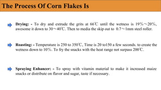 Corn Flakes Are Manufacturing Using High Quality Materials | PDF