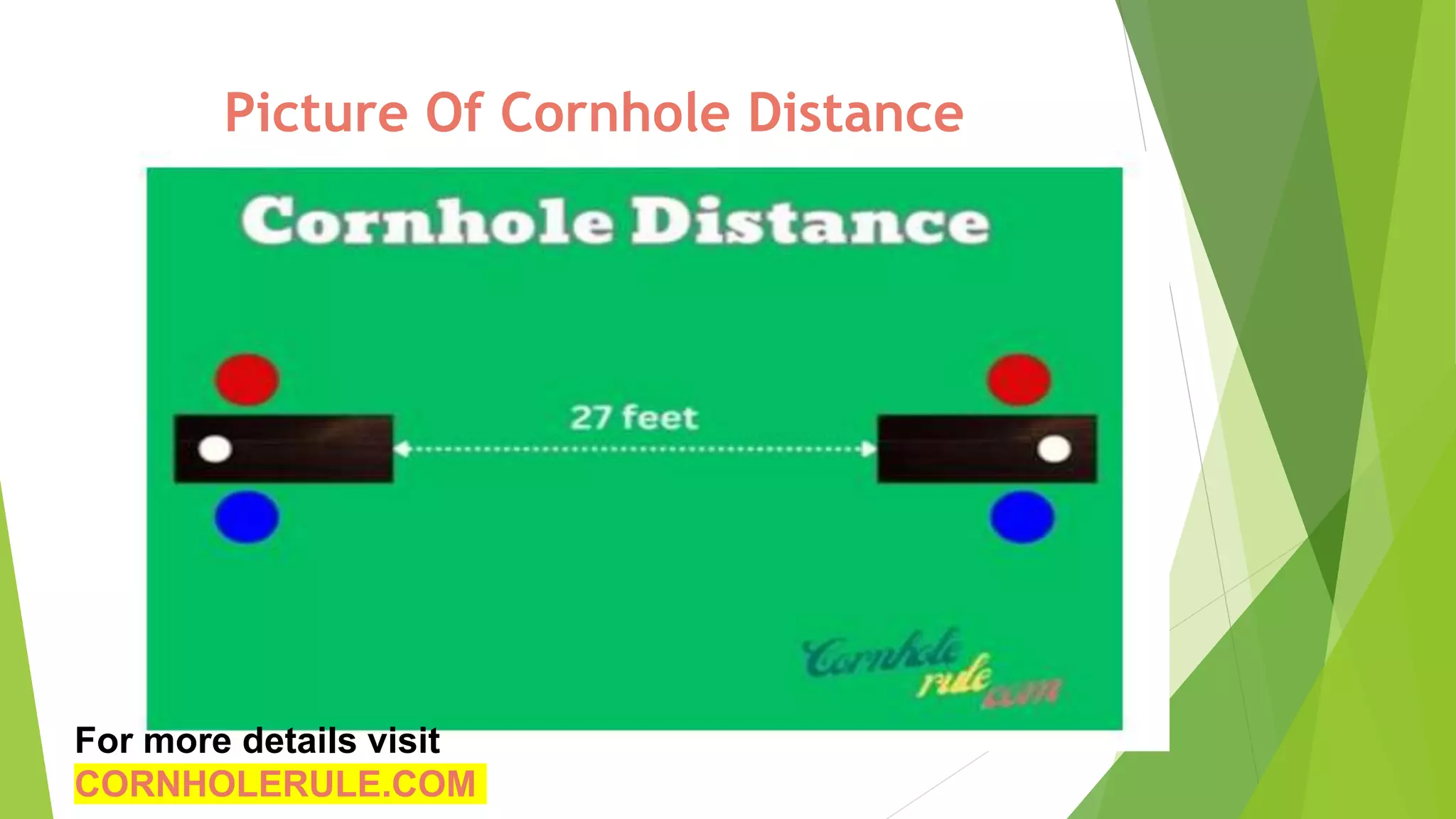 CORNHOLE DISTANCE HOW FAR APART ARE CORNHOLE BOARDS.pptx