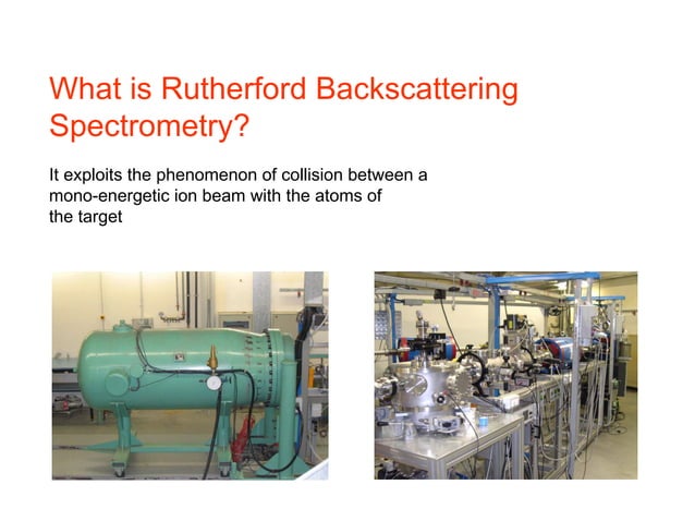 Rutherford Backscattering Spectrometry: A Laboratory Didactic Path ...
