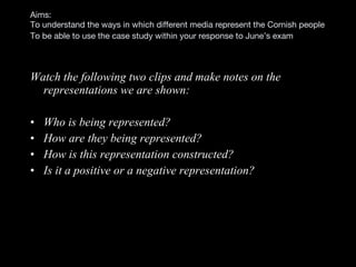 Cornish representation | PPT