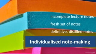 Understanding how and why students use lecture captures | PPT