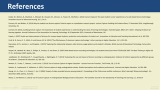 Understanding how and why students use lecture captures | PPT