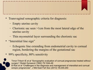 Cornual ectopic case series | PPT