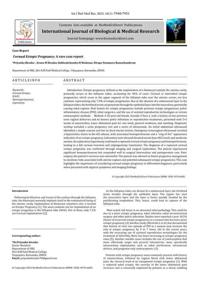 Cornual Ectopic Pregnancy A rare case report.pdf