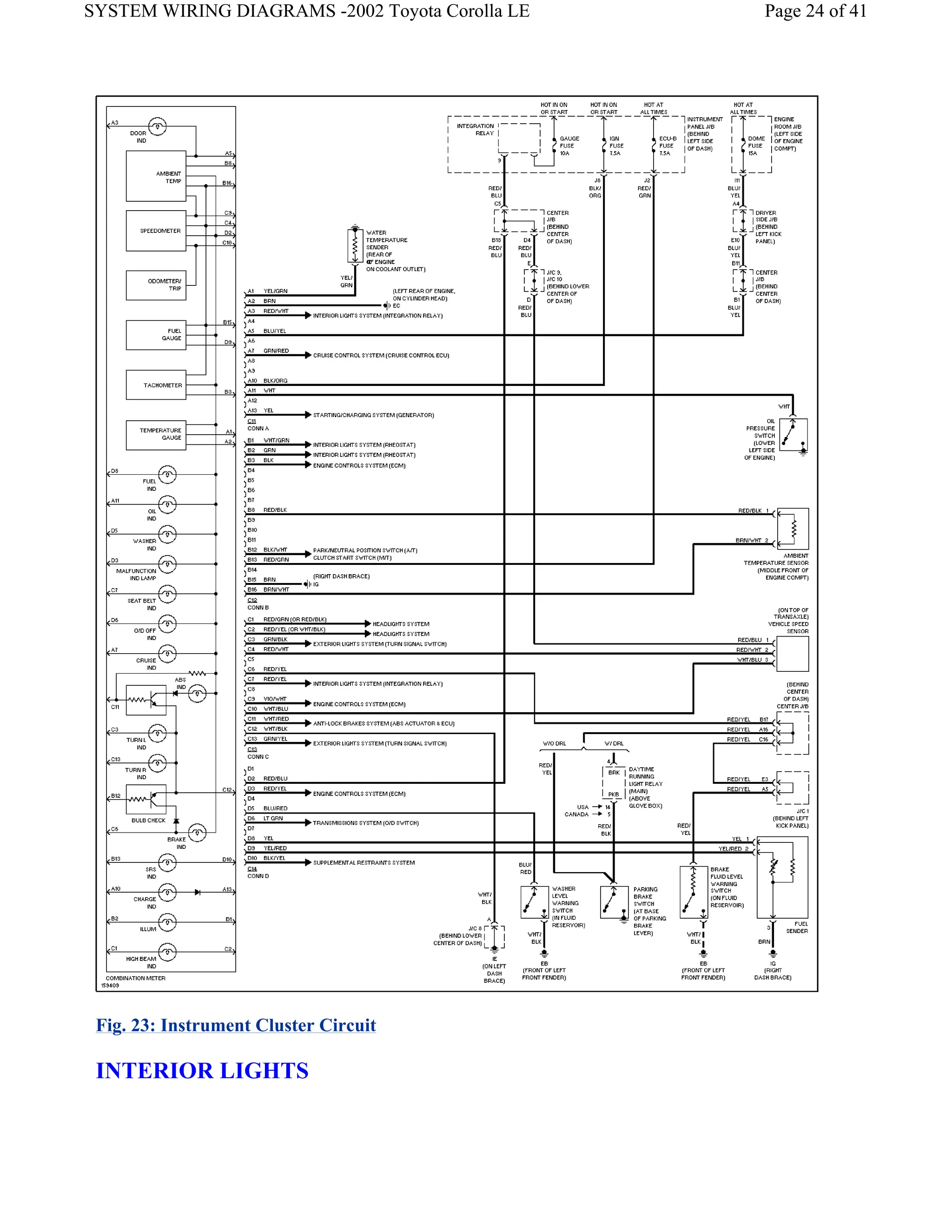 Toyota Corolla Wiring Diagram Download