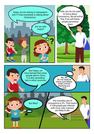 A comic for COVID - 19 Awareness | PDF