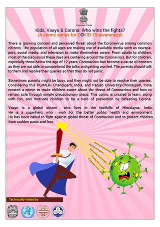 A comic for COVID - 19 Awareness | PDF