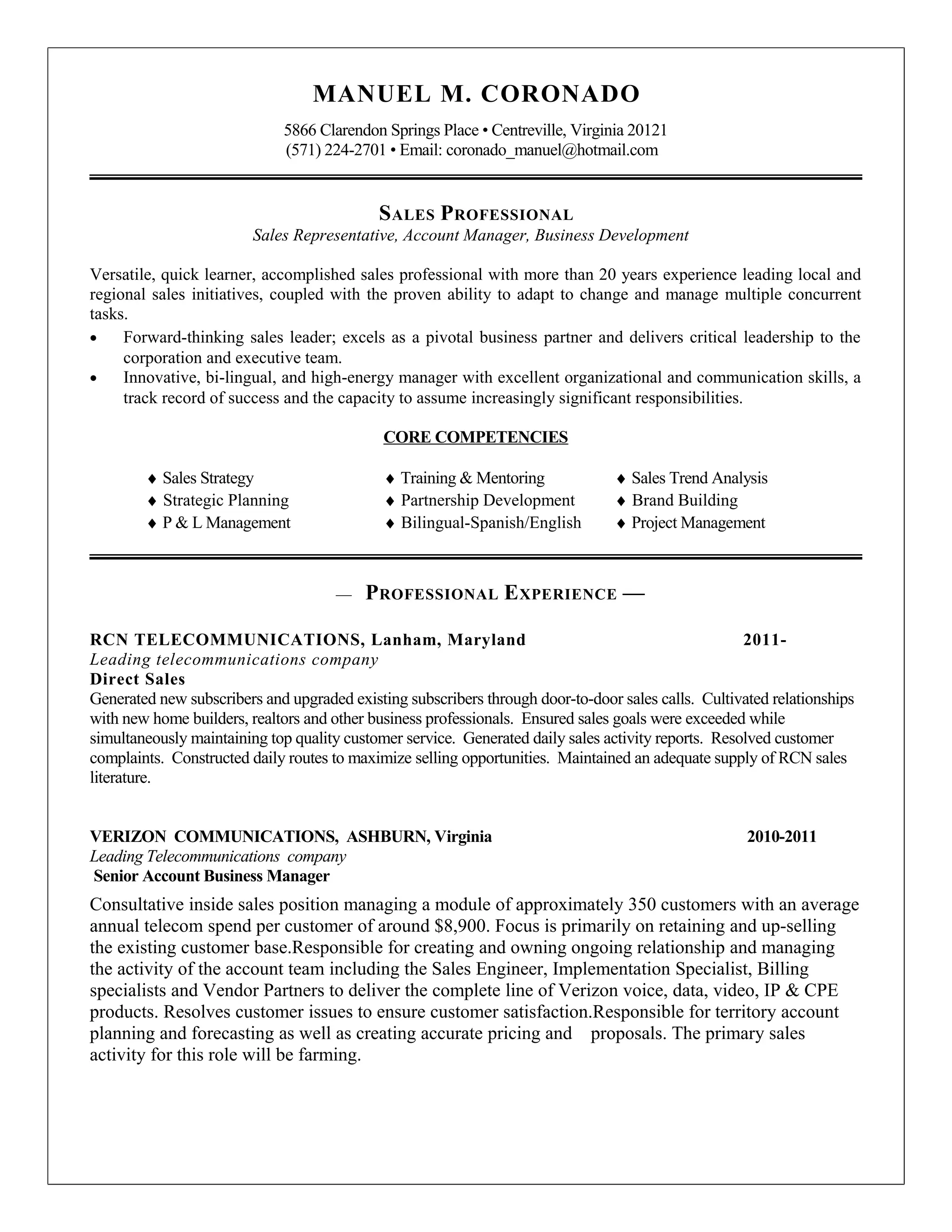 Coronado Manuel Resume R1[1] | DOC