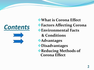 Corona effect | PPTX